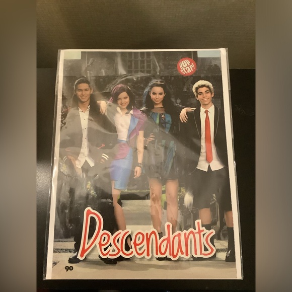 Wall Decor | New Descendants Pop Star Poster 11 X 8 | Poshmark